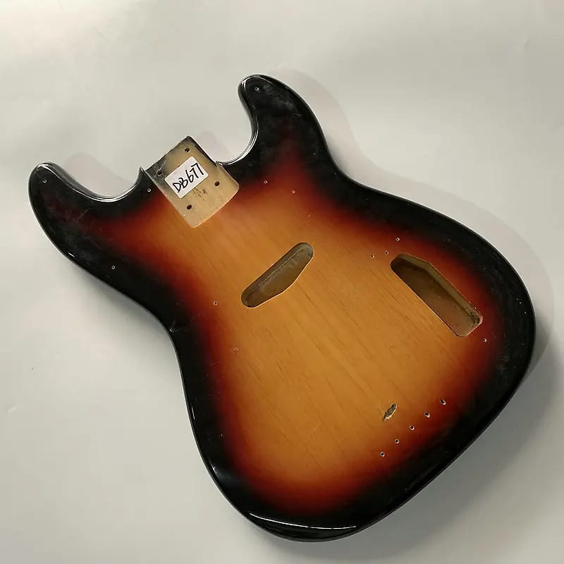 Tobacco Burst Tele Telecaster Bass Guitar Basswood Body | Reverb UK