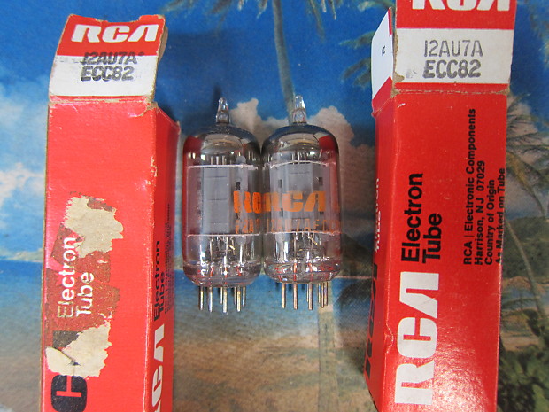 Pr NOS Vintage RCA 12au7 Preamp Driver Tubes, 1960s, Boxes, | Reverb
