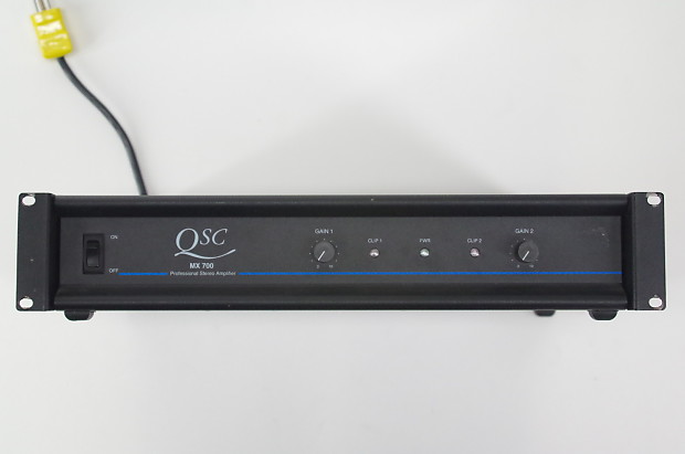 QSC MX 700 Power Amp | Reverb