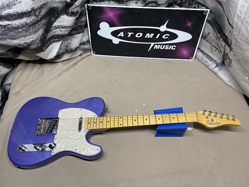 Schecter Diamond Series PT T-style Guitar 2017 Purple Sparkle | Reverb