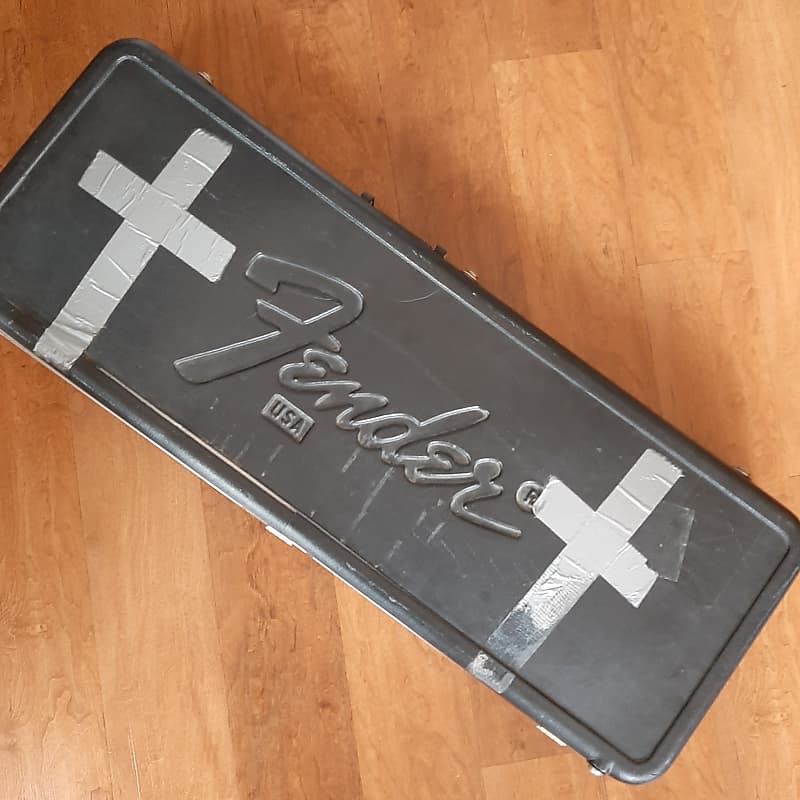 Vintage 1990's Fender USA Plastic Guitar Case | Reverb