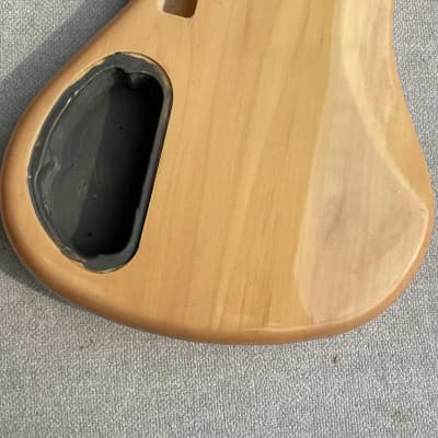 Solid Basswood 4 String Bass DIY Project Body | Reverb