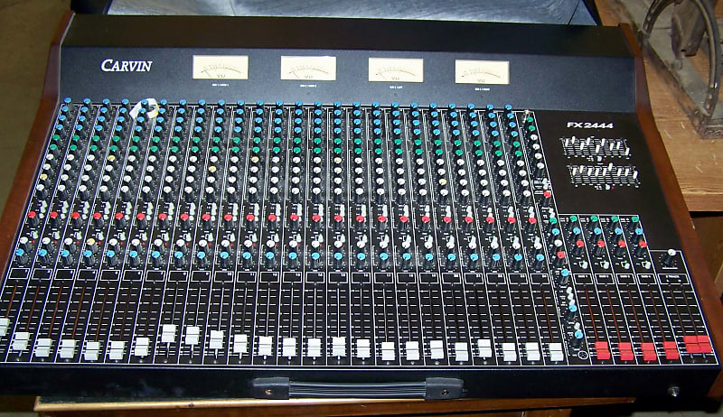 Carvin FX2444 24 Channel Mixing Board Console Mixer | Reverb