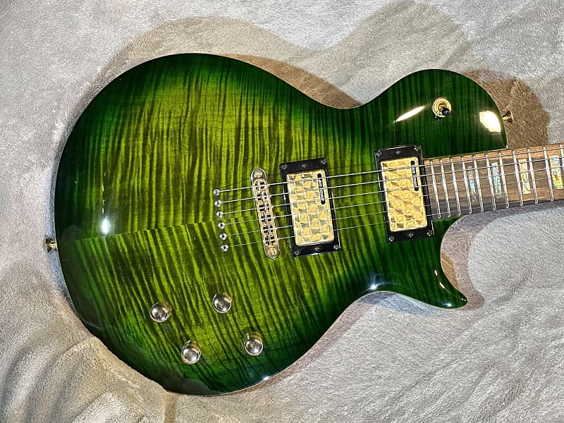 Kiesel CS3 2010’s - Trans Green Flame | Reverb