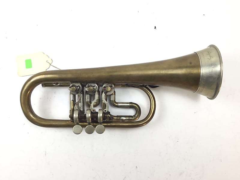 Used A. Kraus Eb Rotary Cornet | Reverb