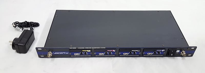 VocoPro UHF-5800 4-Channel Wireless Microphone System with | Reverb