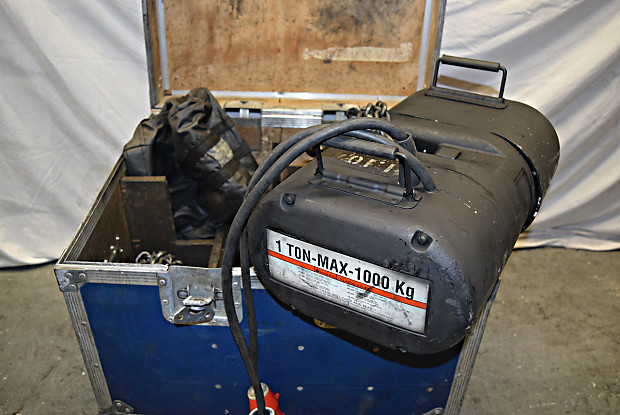 CM LOADSTAR 1 TON MAX 1000KG CHAIN MOTOR HIST W/CASE #3697 | Reverb