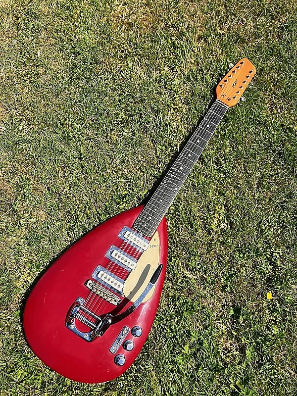 Vox Vox Mark XII 12 string teardrop guitar Red Finish MK XII | Reverb
