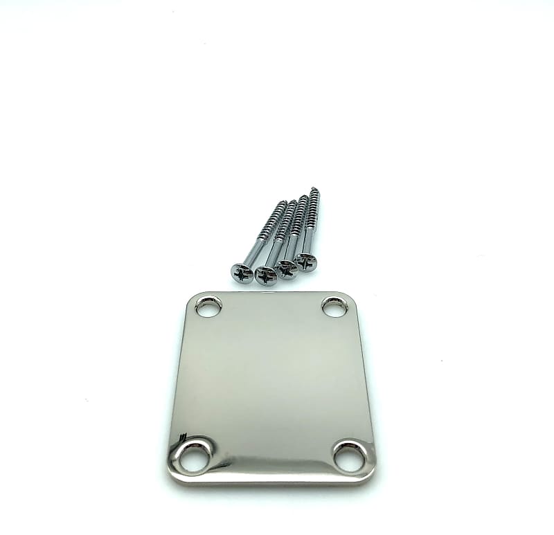 Gotoh Stratocaster Telecaster Style Neck Plate w/Hardware | Reverb