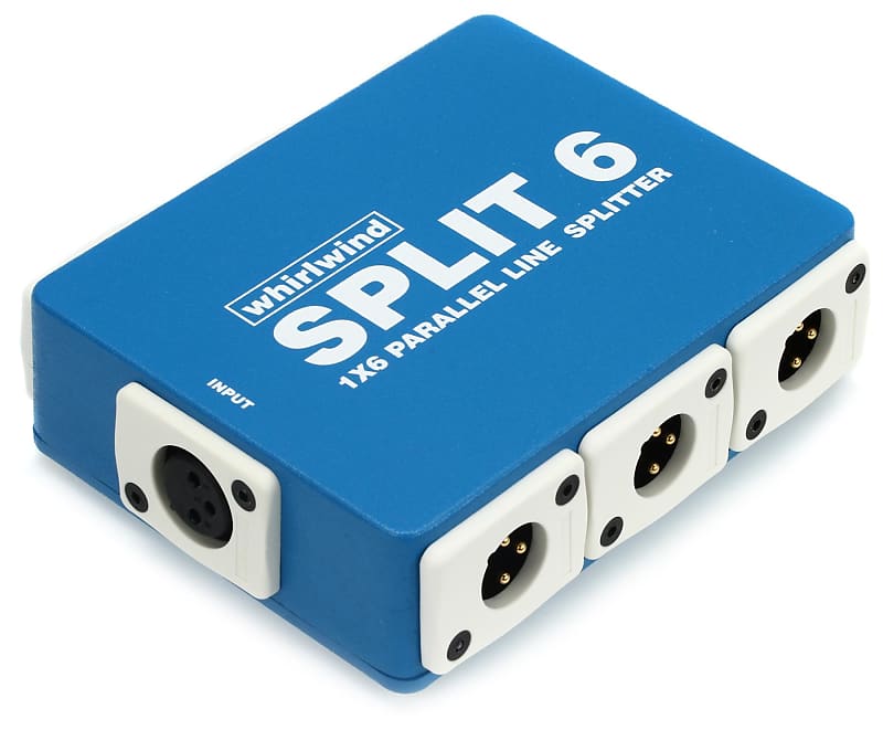 Whirlwind SPLIT 6 Line Level Parallel Splitter (5-pack) | Reverb