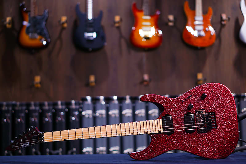 ESP M-II ctm neck thru castmetal lava hiendguitar special run | Reverb