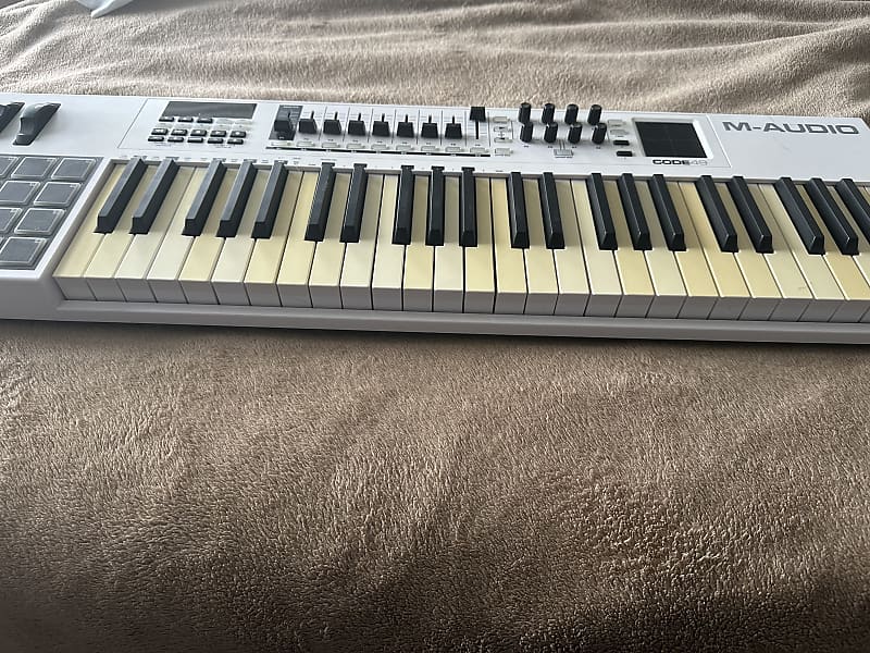M-Audio Code 49 USB MIDI Keyboard Controller 2010s - White | Reverb