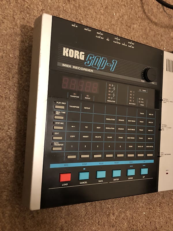 rare vintage Korg SQD-1 - Digital Multichannel Midi Sequencer | Reverb