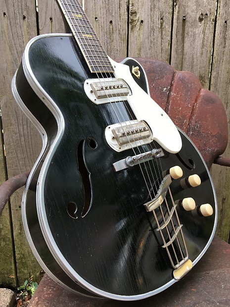 1955 Harmony Silvertone Espanada w/ rare Harmometal binding