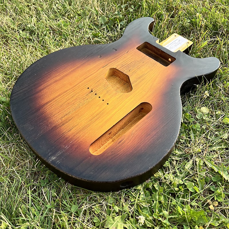 Tele Les Paul DC Hybrid Guitar Body - Wide 3 Tone Burst, | Reverb