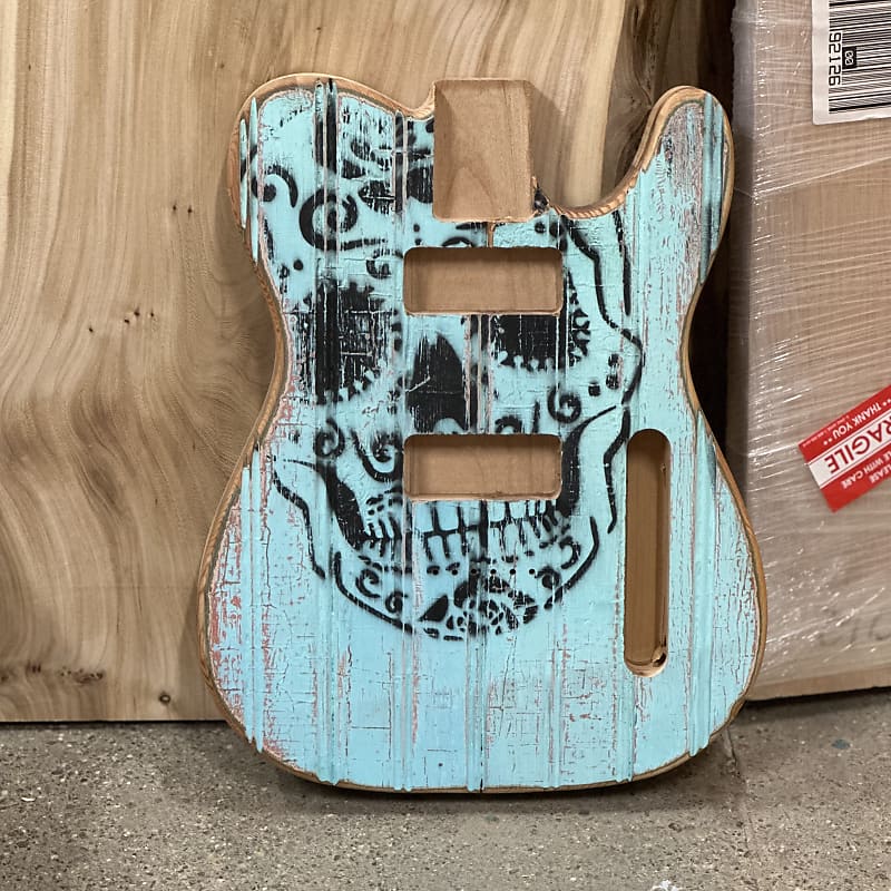 SHC - Tele style dia de los tele - barncaster - Oil finish , | Reverb