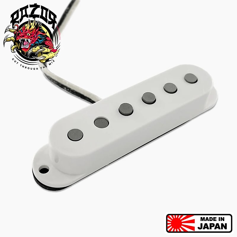 Razor® MIJ Mangetsu Full Moon Bridge Single Coil Pickup For | Reverb