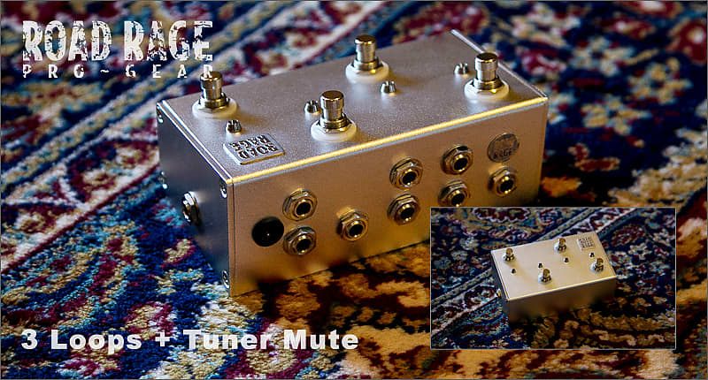Road Rage 3 Loop + Tuner Mute Staggered Angled Style True | Reverb