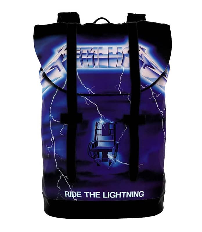 Metallica Ride the Lightning Heritage Bag Backpack | Reverb