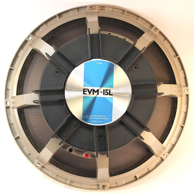ElectroVoice EVM-15L 15" Speaker • 8Ω • Works • Little Tear | Reverb