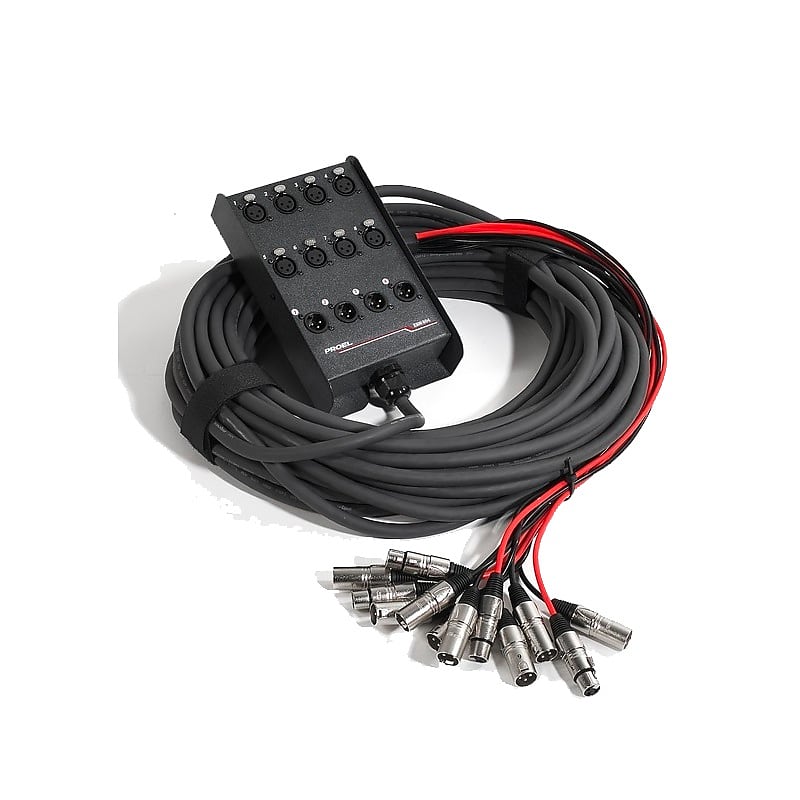 Audio Stage Snake - 8 Sends - 4 Returns | Reverb