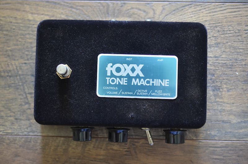 Foxx Tone Machine Fuzz Vintage 1970s - Black | Reverb