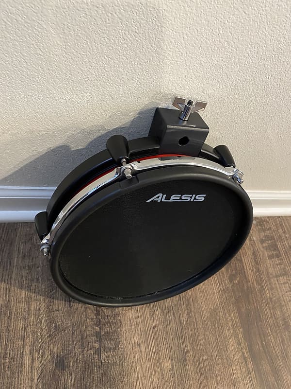 Alesis Command x snare trigger red mesh dual zone | Reverb