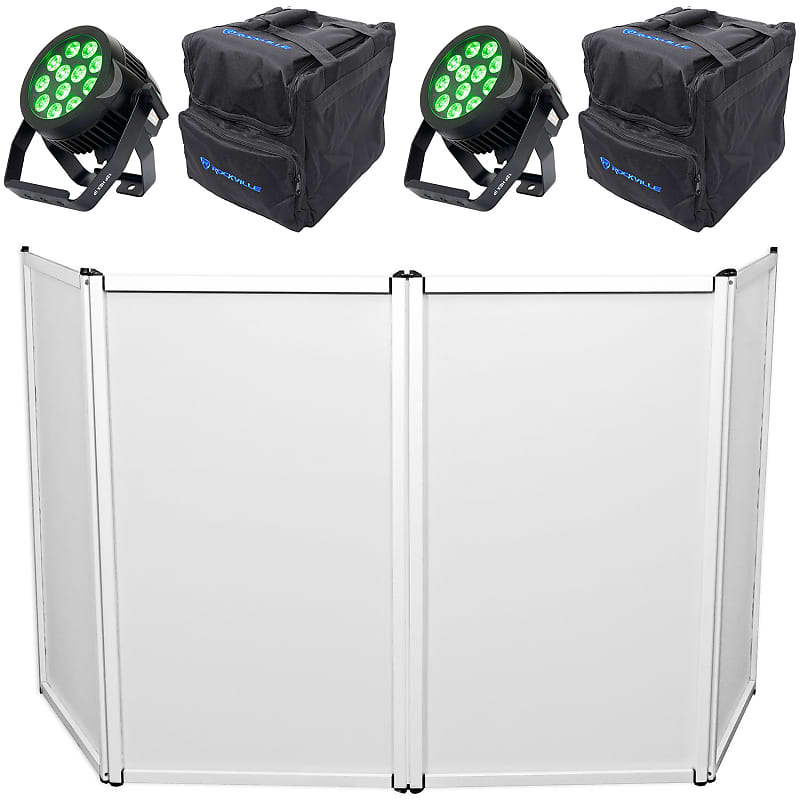 (2) American DJ ADJ 12P HEX IP Outdoor LED DMX Par Can Wash | Reverb