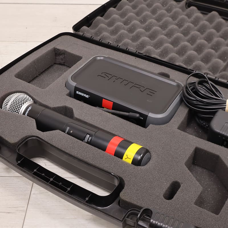 Shure PGX4 / SM58 H6 System Wireless Handheld Mic w/ Case | Reverb