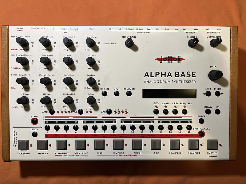 JoMox Alpha Base 2019 - Drum Synthesizer | Reverb