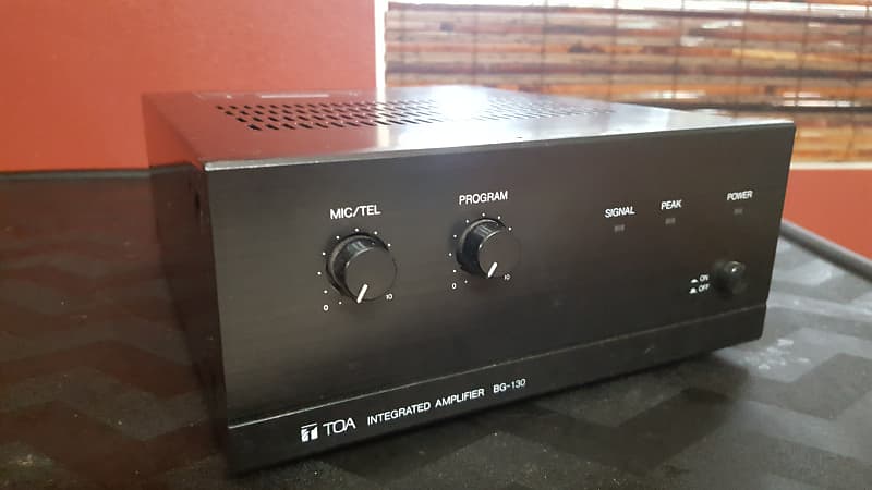 TOA BG-130 30-Watt Integrated Amplifier | Reverb