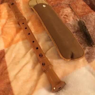 Vintage Kung Rosewood and Bone Sopranino Recorder-Plays | Reverb