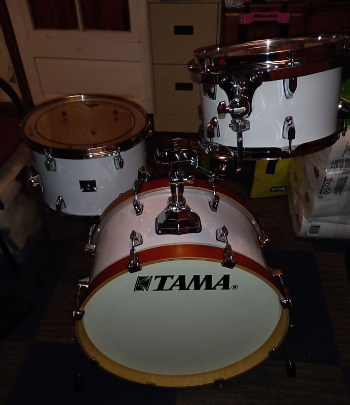 Tama Superstar Classic Neo Mod 12 14 20 White Smoke | Reverb