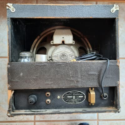 National Amplifier 1936 - Black on 1936 catalog | Reverb