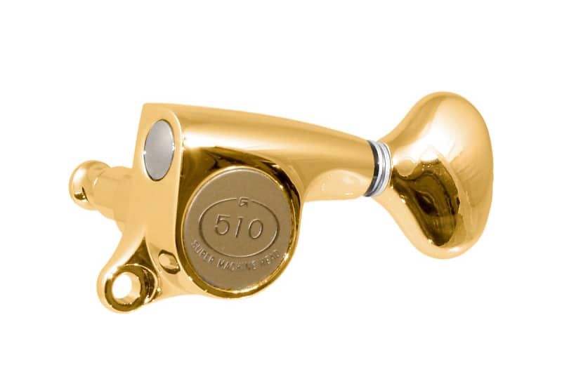Gotoh 510 6-In-Line Mini Tuning Keys - GOLD | Reverb
