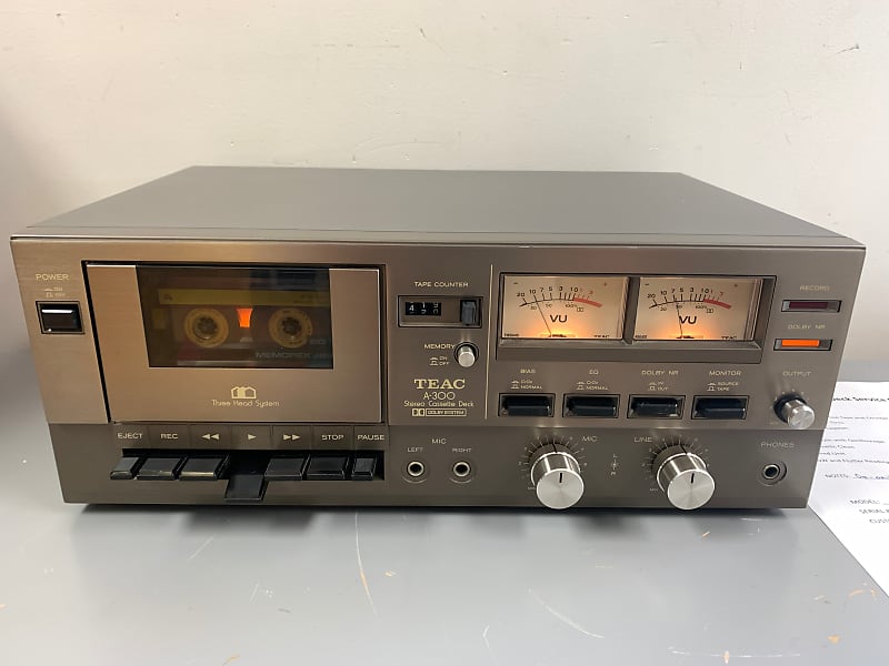 Teac A300 Single Cassette Deck * Fully Serviced ! | Reverb