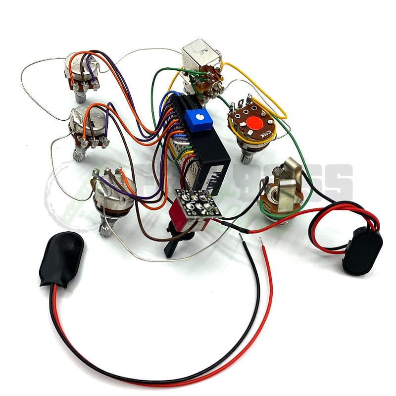 Bartolini 3 Band Bass Preamp - HR-5.4AP/918 - 2 Pickup - 5 | Reverb UK