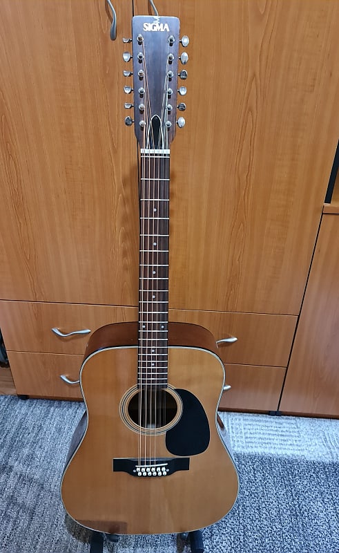 Vintage 70's Martin / Sigma DM-12-5 12 String Acoustic Guitar | Reverb