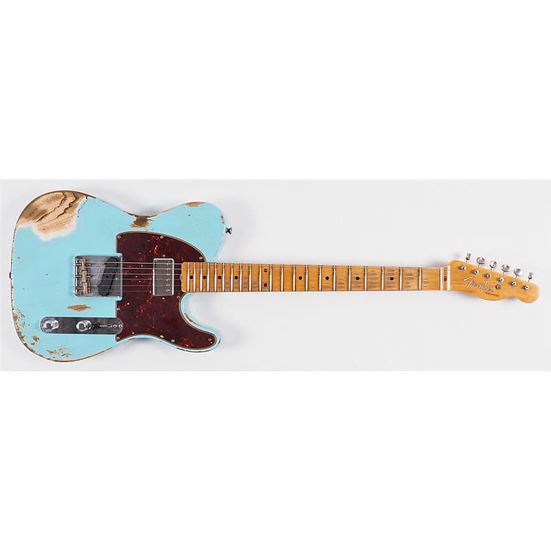 Fender Custom Shop '52 Fat Telecaster Heavy Relic, Daphne | Reverb