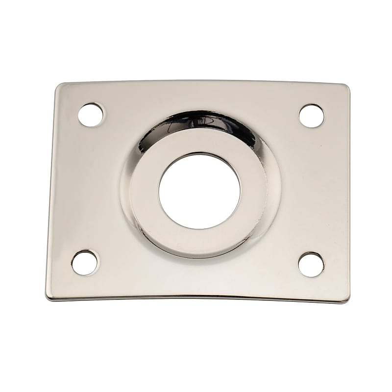 Musiclily Pro Steel Curved Recessed Guitar Jack Socket Plate | Reverb