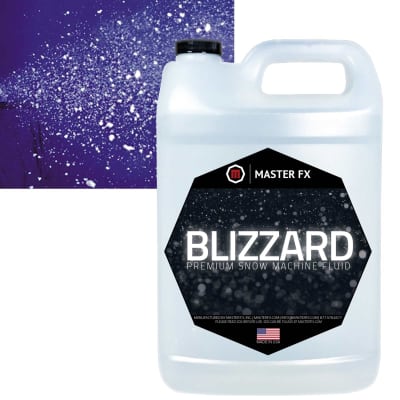 Master FX Blizzard In a Bottle Snow Machine Flake Fluid Juice | Reverb