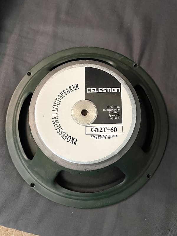 Celestion G12T-60 4 Ohm Black/Green Guitar Amplifier Speaker | Reverb