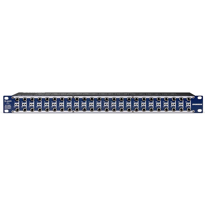 Samson S-Patch Plus S Class 48-Point Balanced Patchbay | Reverb