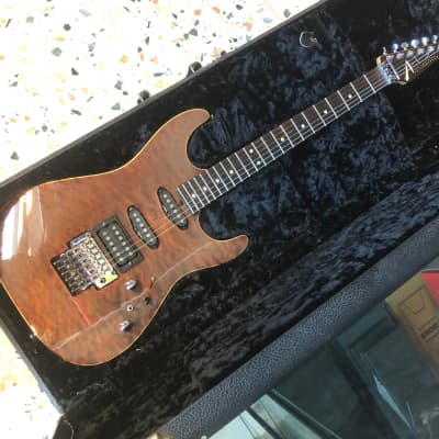 Tom Anderson Drop Top Floyd Rose Buzz Feiten tuning system | Reverb