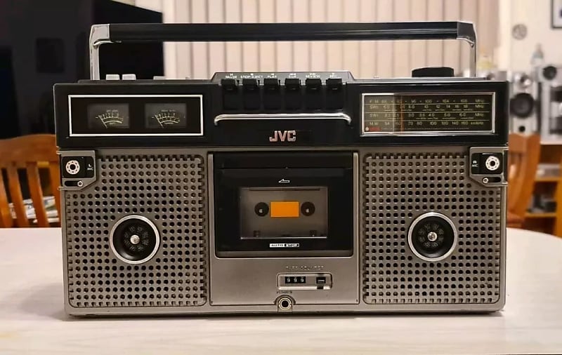 VINTAGE JVC CASSTTE DECK/RADIO BOOMBOX/MADE IN JAPAN/1978 | Reverb