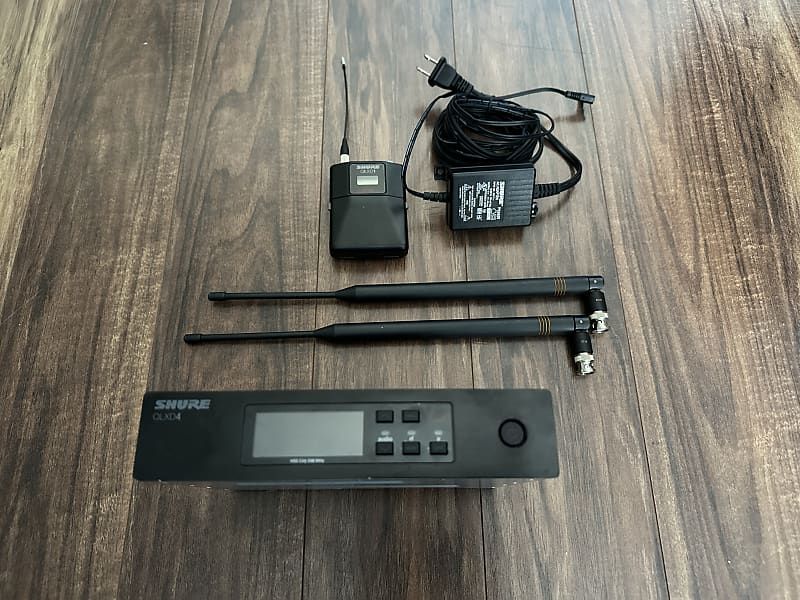Shure QLXD4 Wireless Receiver + QLXD1 Wireless Bodypack | Reverb