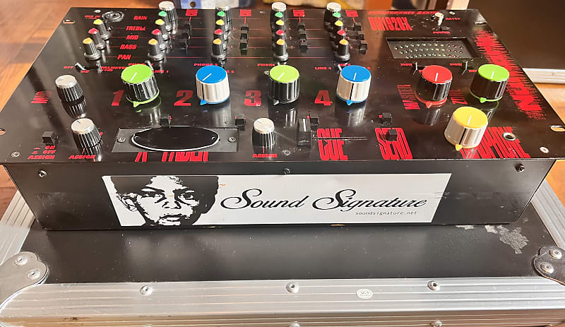 Numark Rotary DJ Mixer DM1920X Mid 90’s - Custom Gloss Coat | Reverb