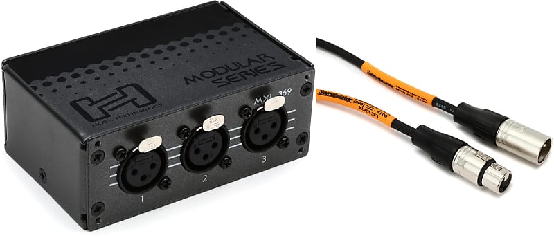 Hosa MXL-369 3-point XLR Balanced Patchbay Module Bundle with | Reverb