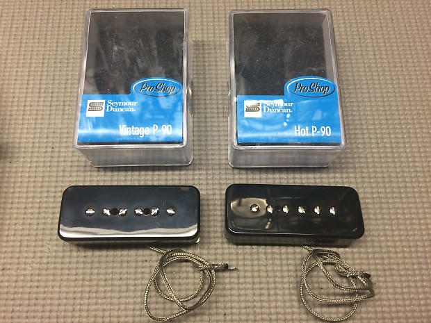 Seymour Duncan SP90-1N & SP90-2B P90 Pickups (Set of 2) | Reverb