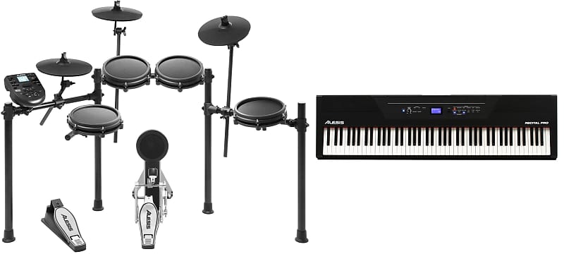 Alesis Nitro Mesh Electronic Drum Set Bundle with Alesis | Reverb
